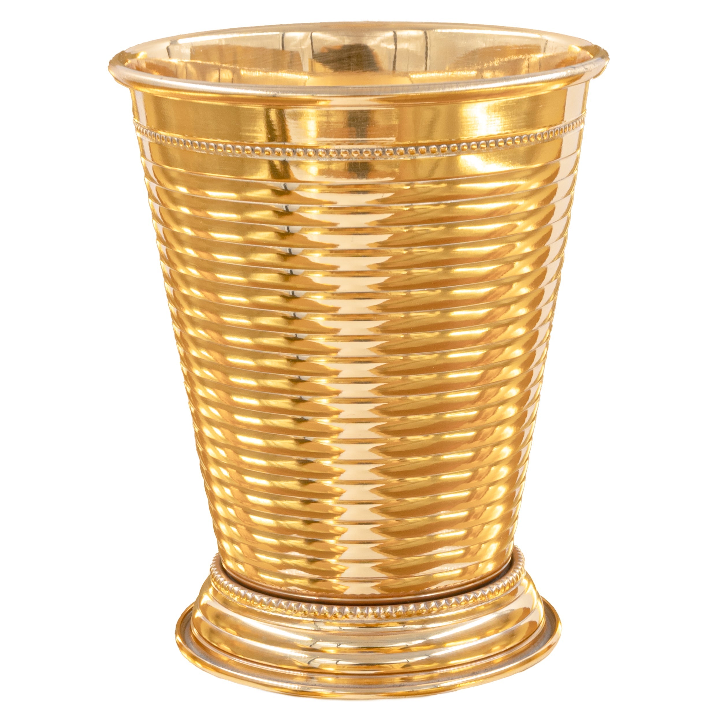 Fluted 24K Gold Plate Julep – Prince of Scots