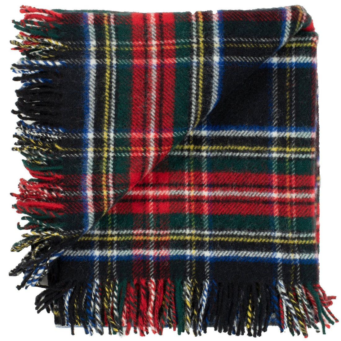 Highland Tweeds Pure New Wool Fluffy Throw ~ Black Stewart ~ – Prince ...