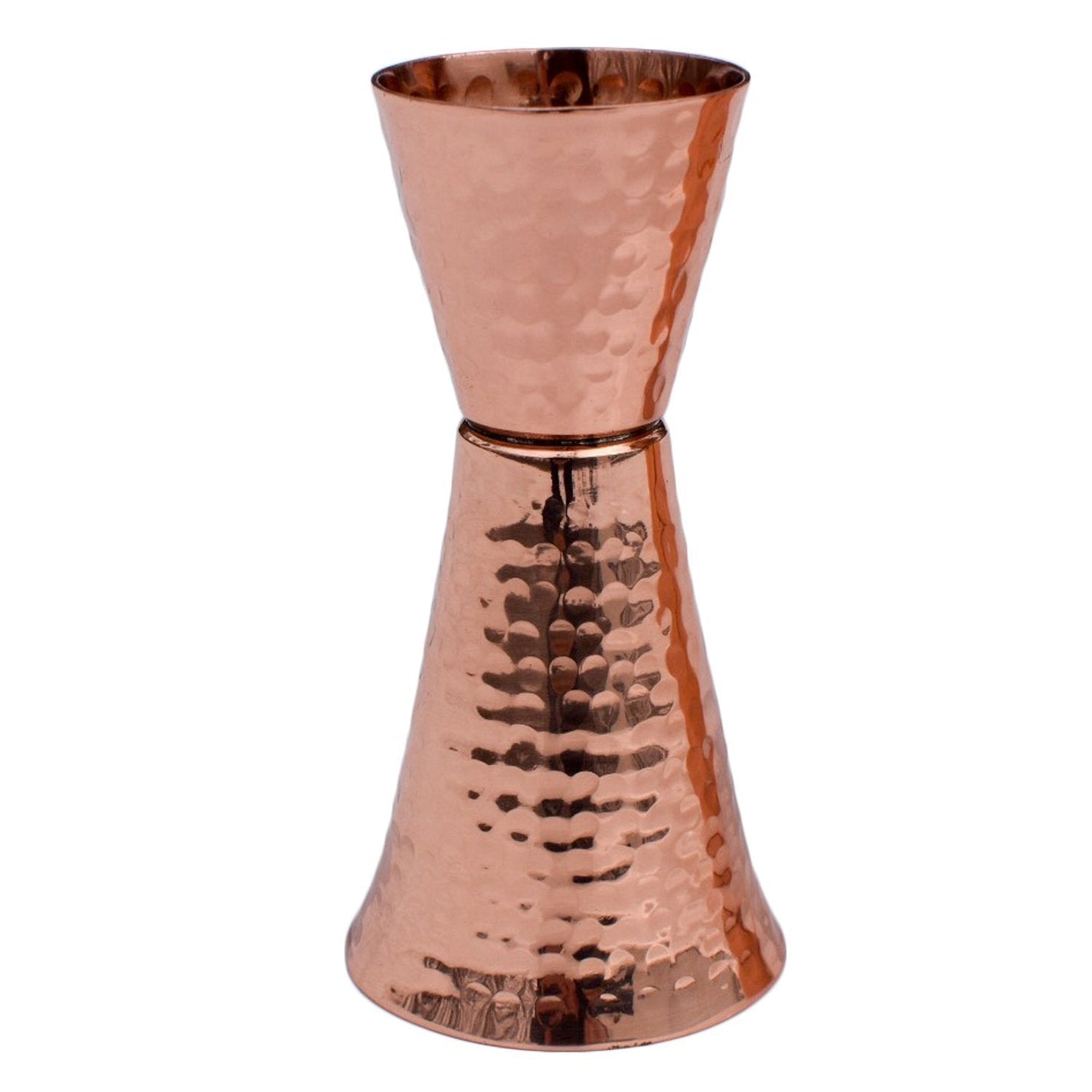 Prince of Scots Premium Hammered Copper Double Sided Jigger (Gift Box)