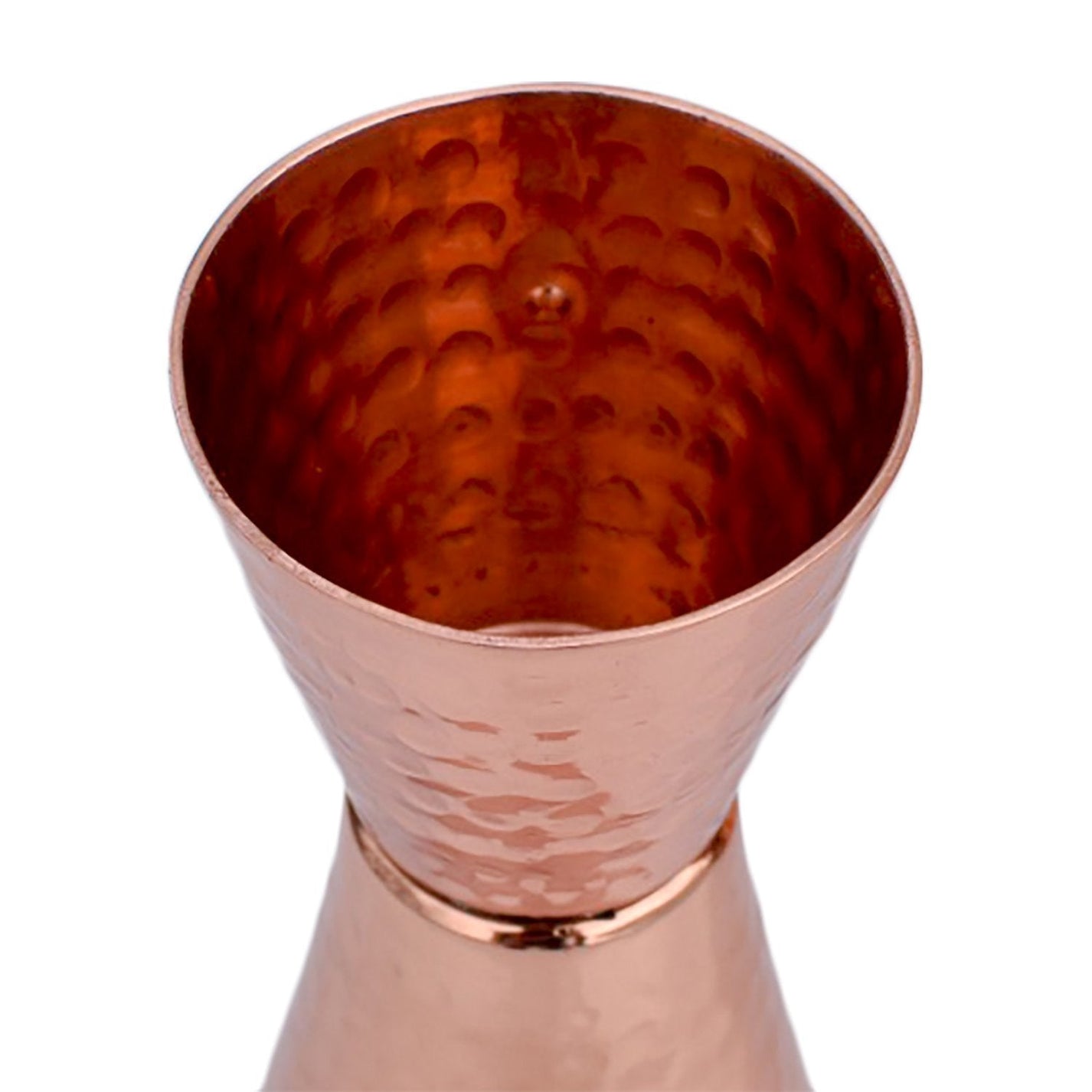 Prince of Scots Premium Hammered Copper Double Sided Jigger (Gift Box)