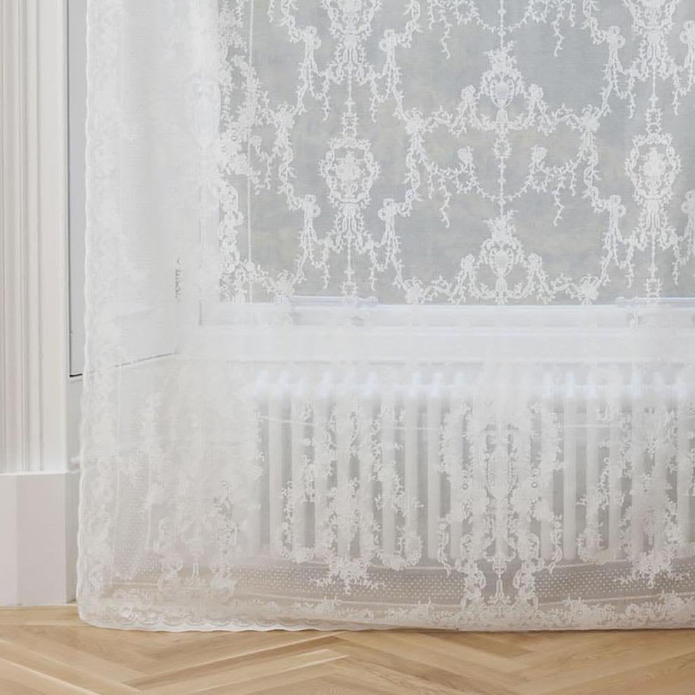 Premium Sheer Panels: The Linda - Ivory – Prince of Scots